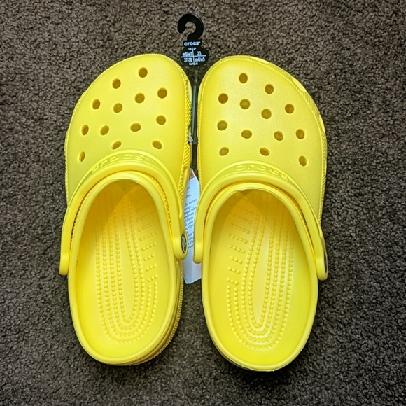 CROCS | Shoes | Crocs Classic Yellow Clog | Poshmark